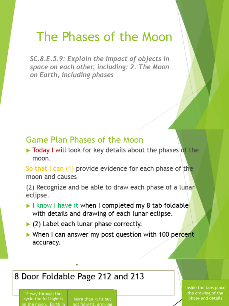 The Phases of The Moon and Eclipses | PDF | Moon | Solar Eclipse
