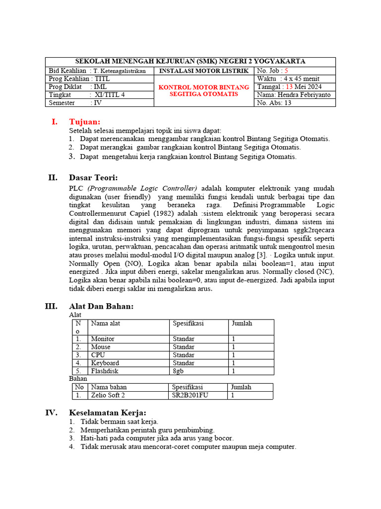 Mentahan Laporan Iml | PDF