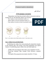 Class II Cavity Preparation PDF | PDF | Dentistry Branches | Dentistry