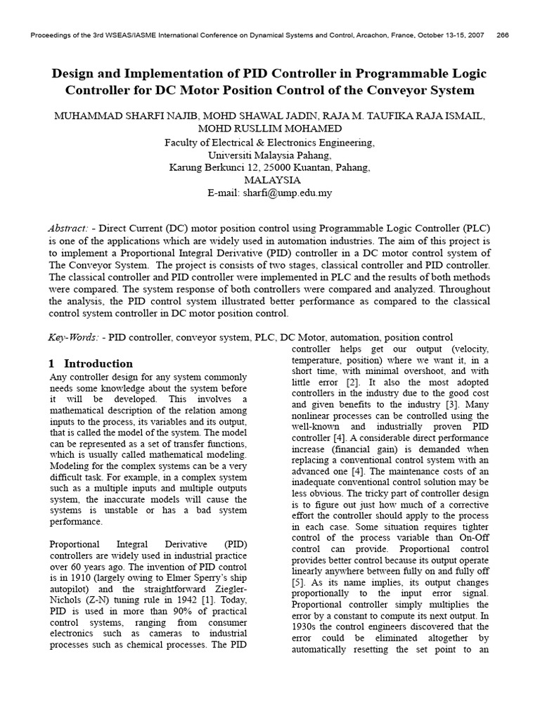 Design_and_Implementation_of_PID_Control | PDF | Control Theory ...