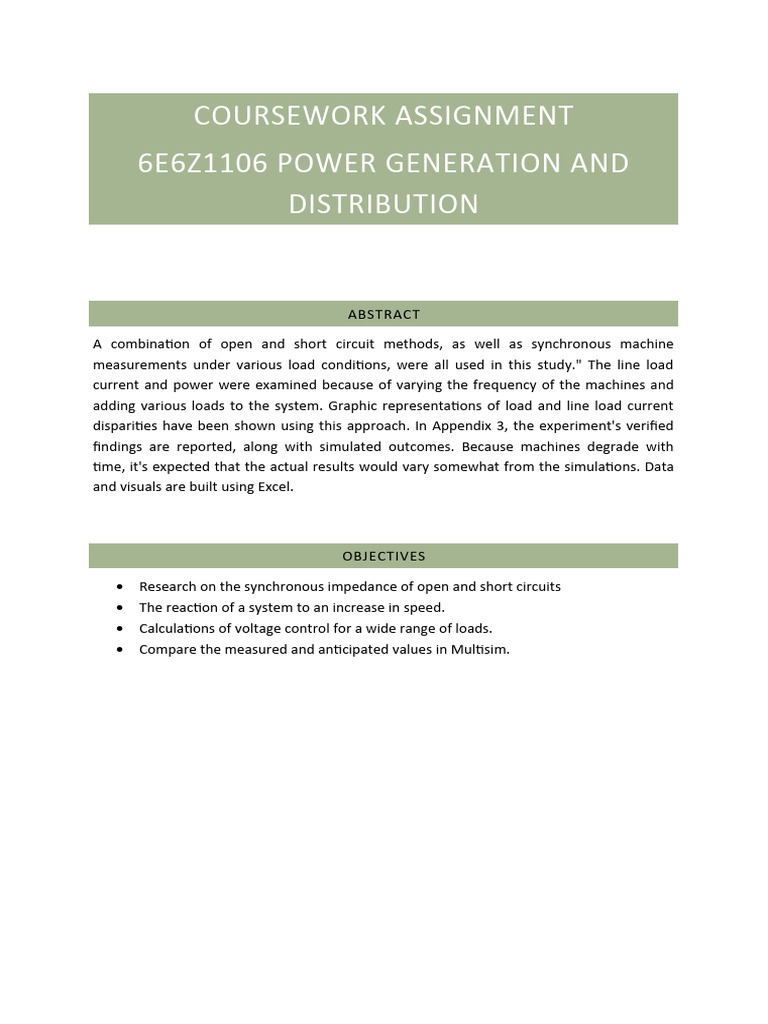Evaluation of Synchronus Generator | PDF | Electric Power | Electric ... Evaluation of Synchronus Generator | PDF | Electric Power | Electric ...