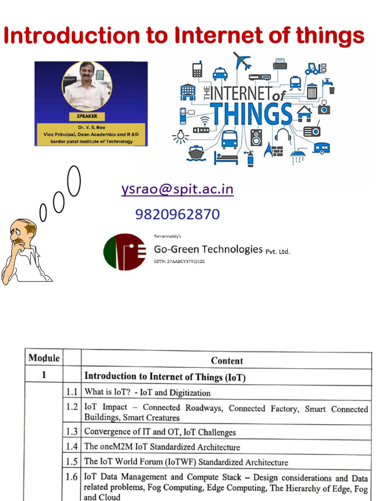 CH1-IoT_Introduction | PDF | Internet Of Things | Computer Network