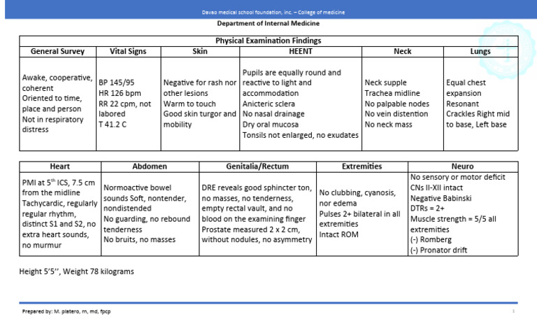 PE Results | Download Free PDF | Rectum | Clinical Medicine