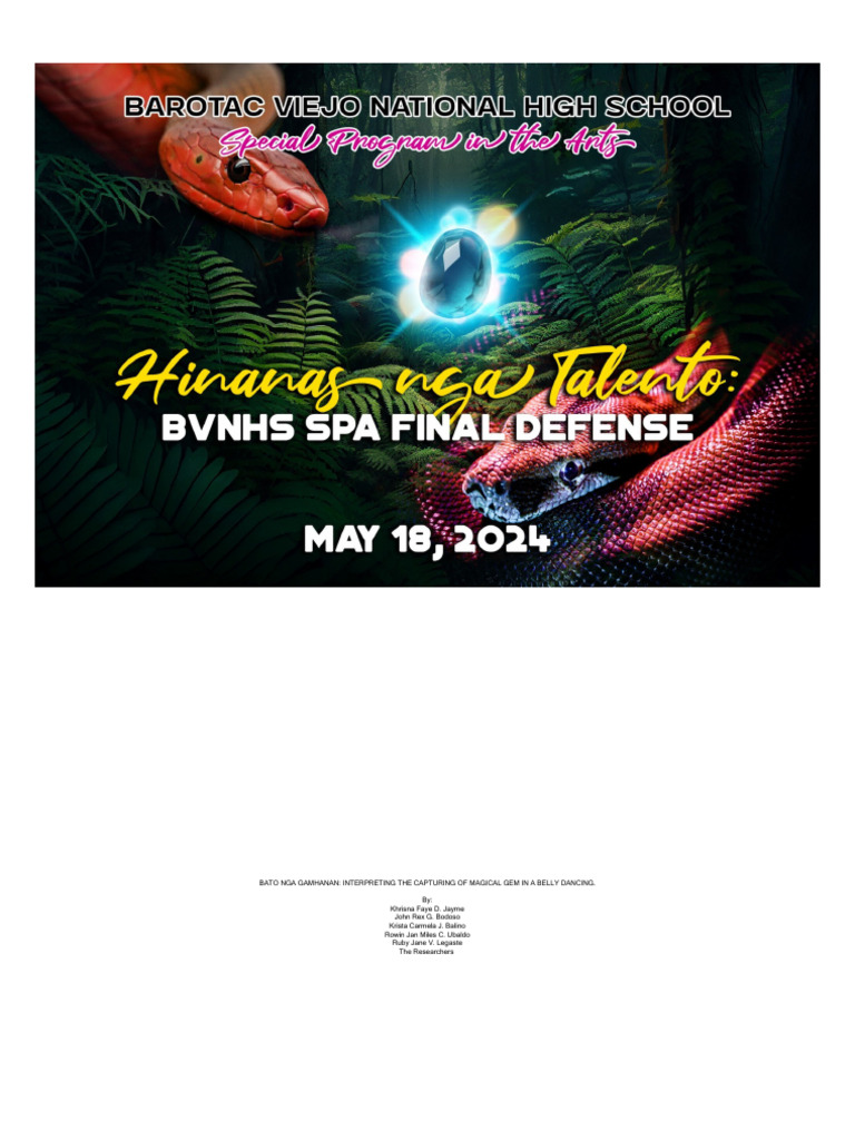 Research Dance 1 | PDF | Luck | Snake