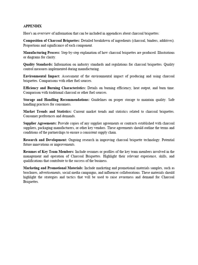 APPENDIX | PDF | Brand | Product (Business)