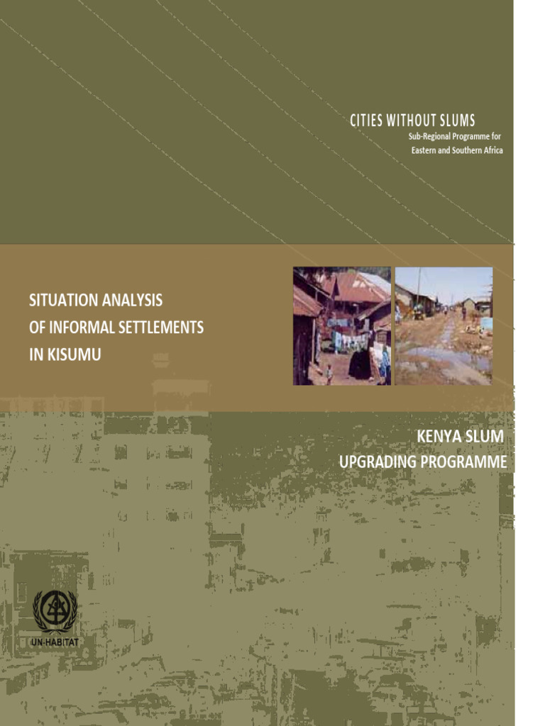 Situation Analysis of Informal Settlements in Kisumu | PDF | Slum