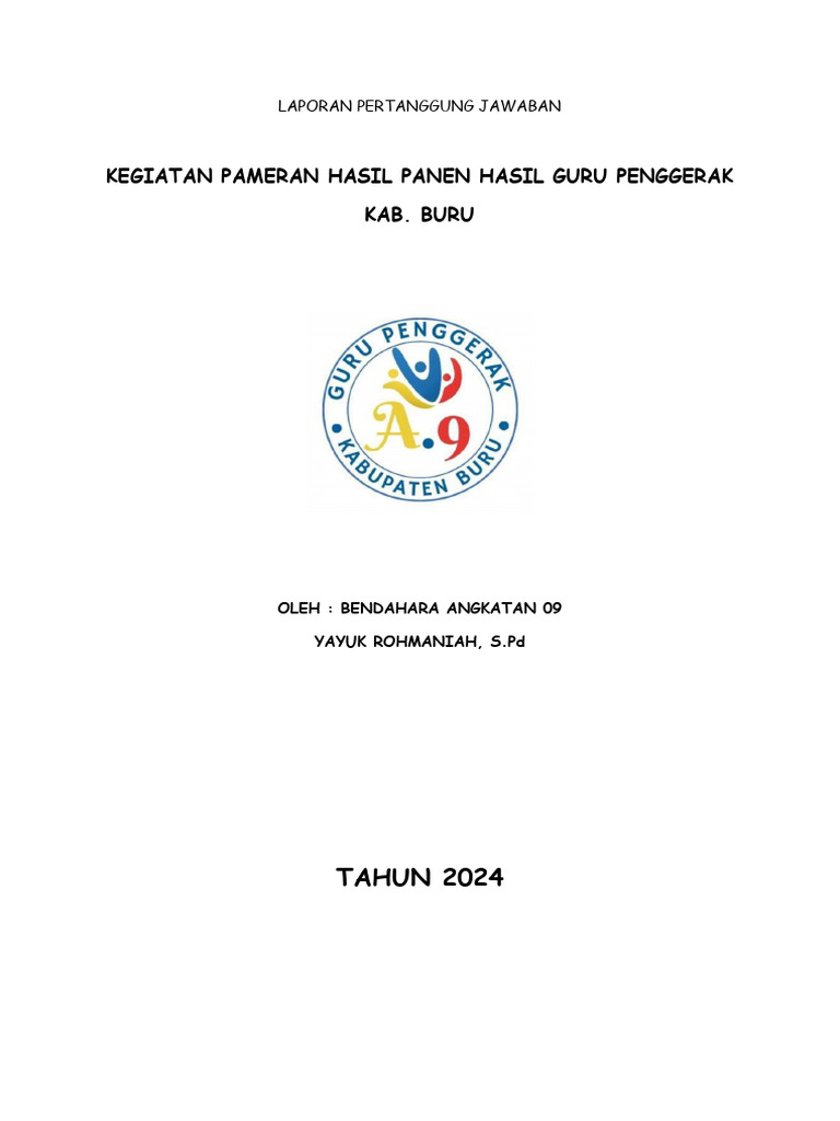 Laporan Bendahara | PDF
