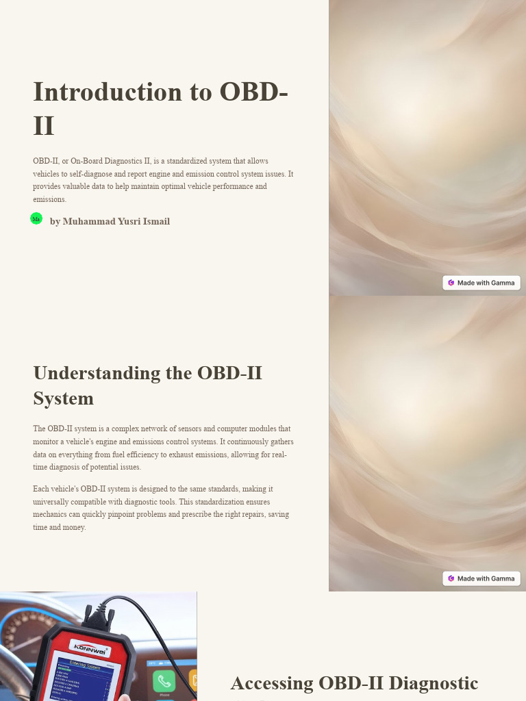 Introduction to OBD II | PDF | Engineering | Computing