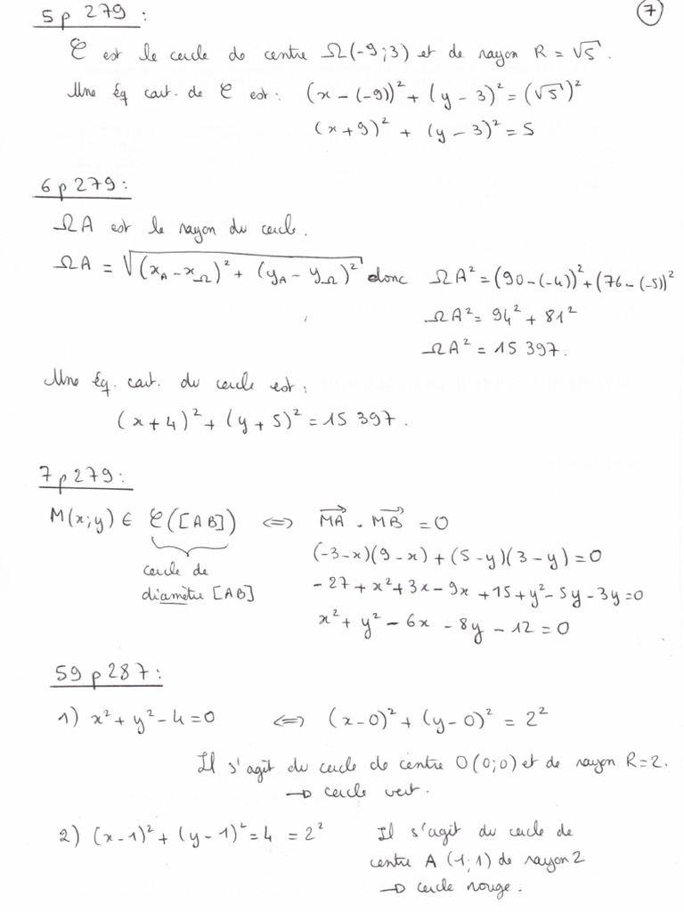 Corrigés Exos | PDF