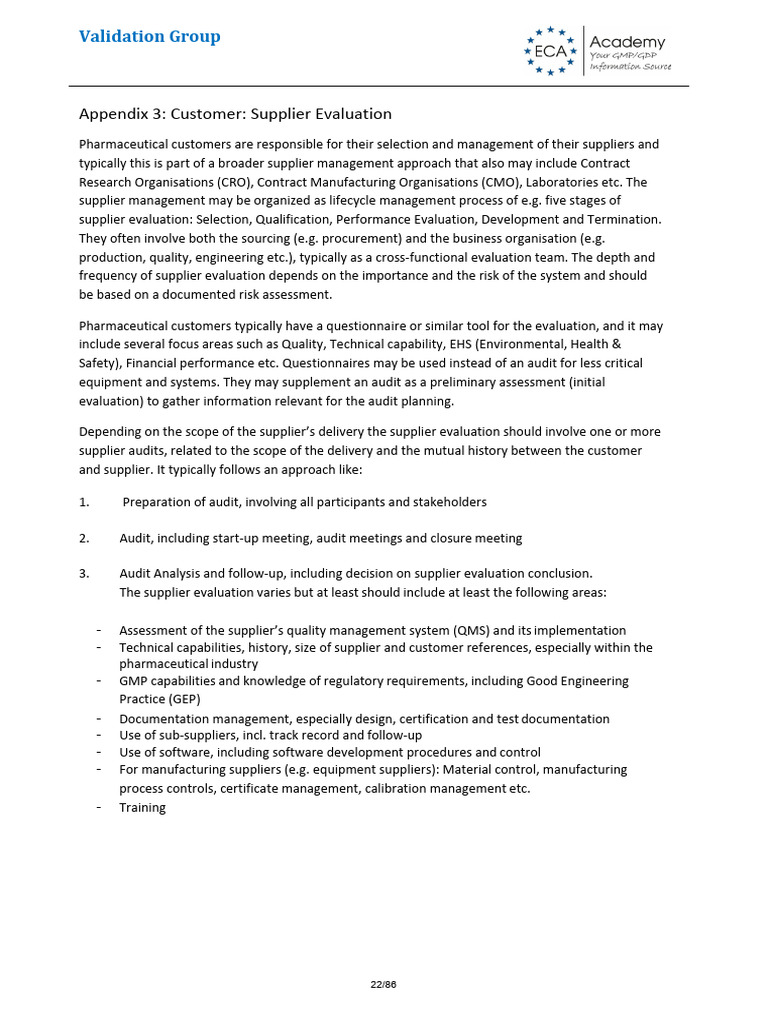 Microsoft Word - ECA - Integrated - QV - GPG - Draft - 04 GTM Accept Changes-CW3 | PDF | Audit ...