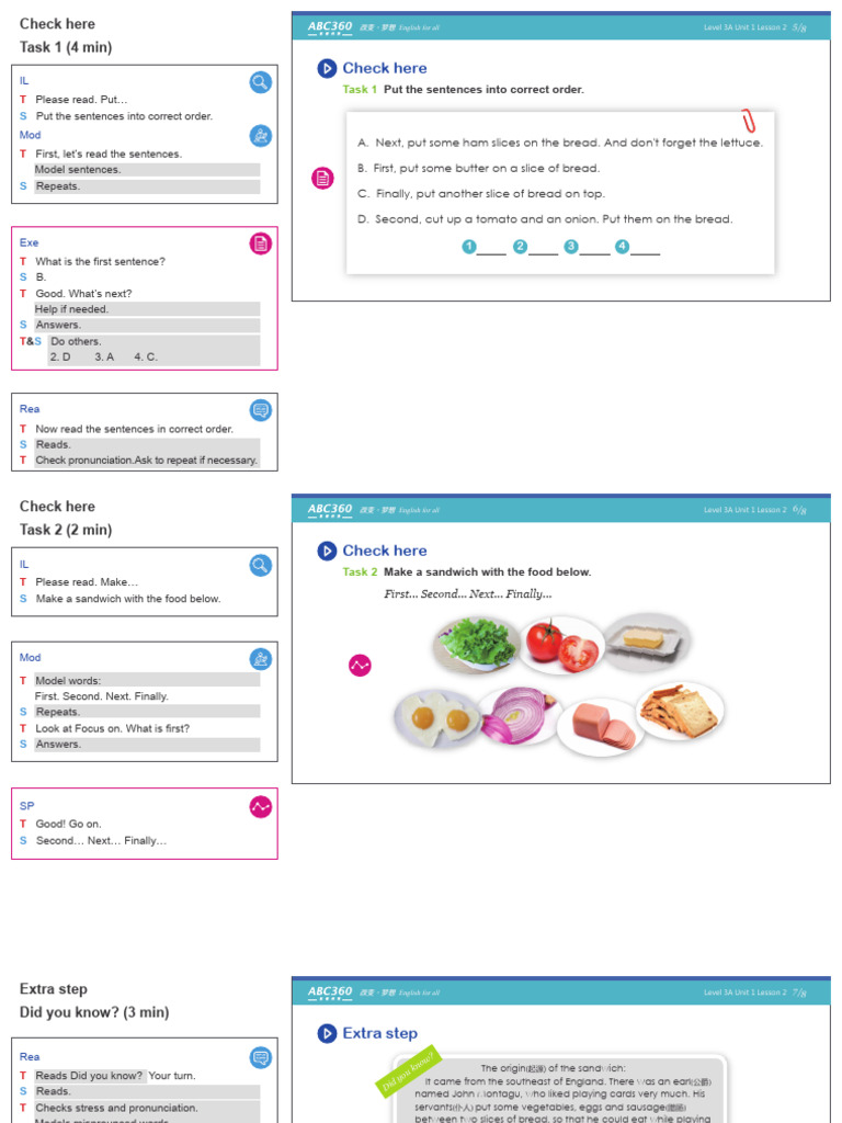 Sandwich Making Lesson Plan | PDF | Sandwich