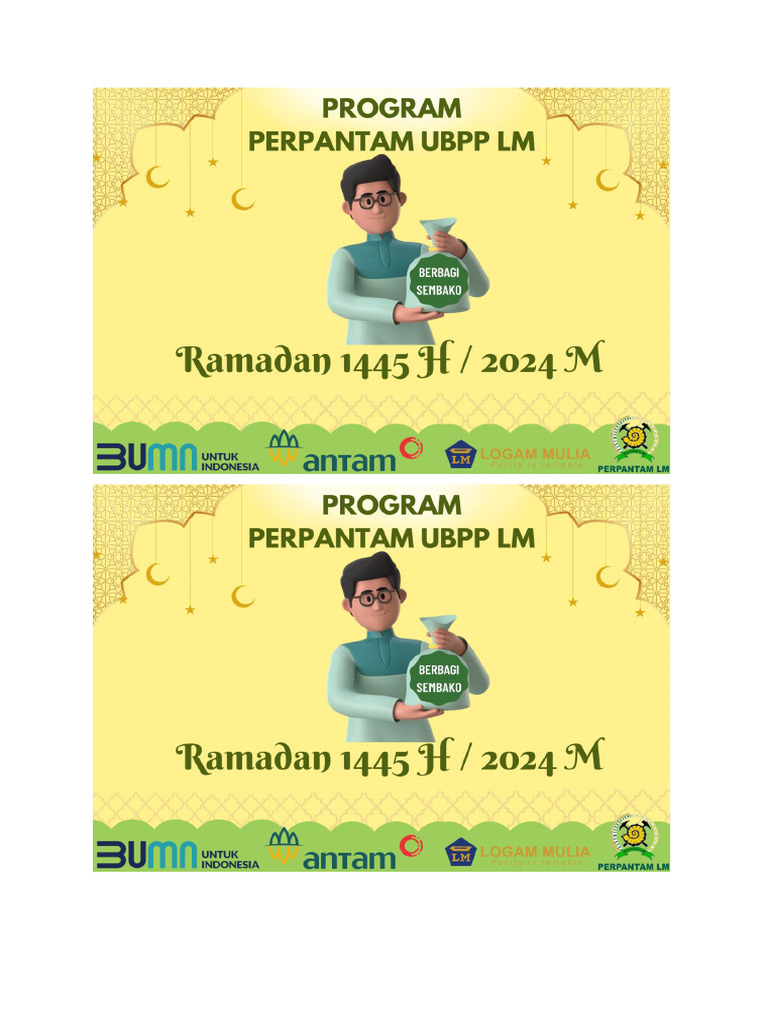 Program Berbagi Perpantam UBPP LM REV | PDF