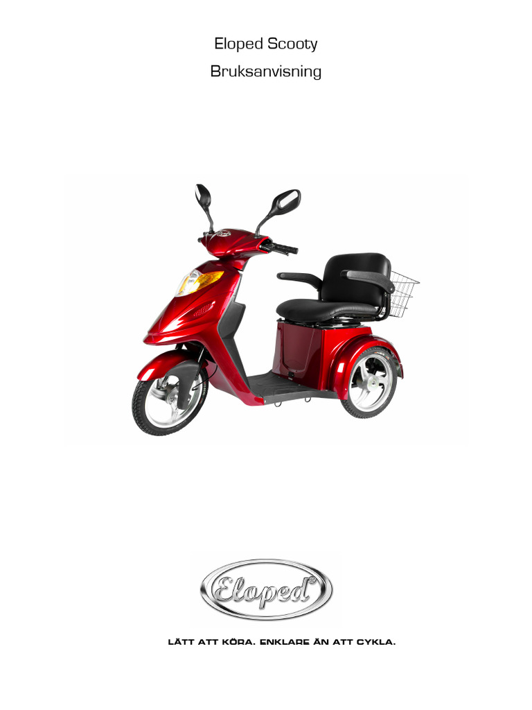 Eloped Scooty Svensk Manual | PDF