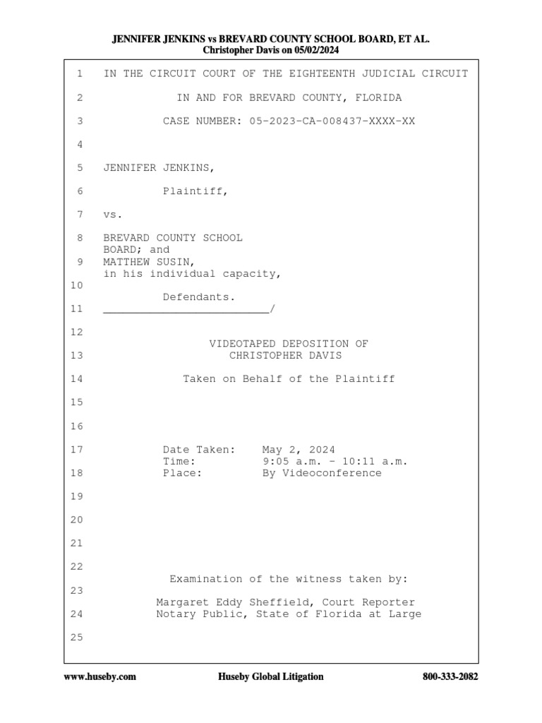 Deposition of Records Custodian 05022024 Full | PDF