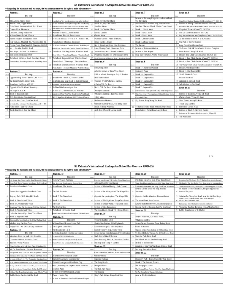 School Bus Overview | PDF | Transport