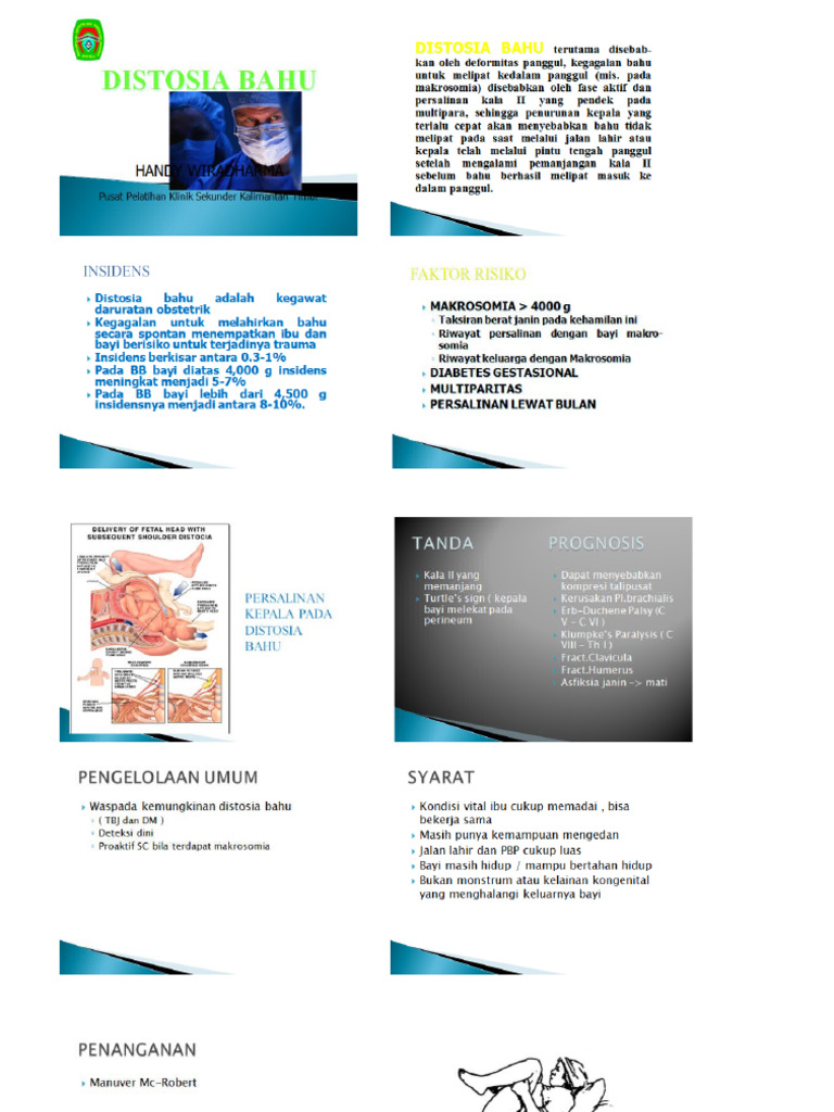 Distosia Bahu | PDF