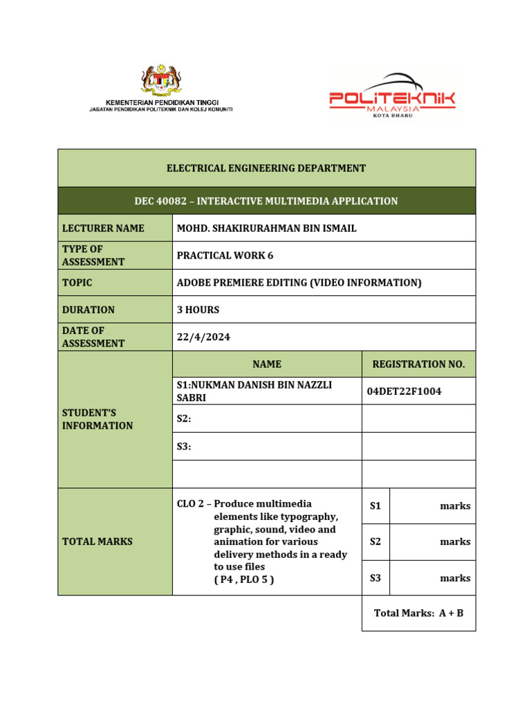 pw6 Multi | PDF | Multimedia | You Tube