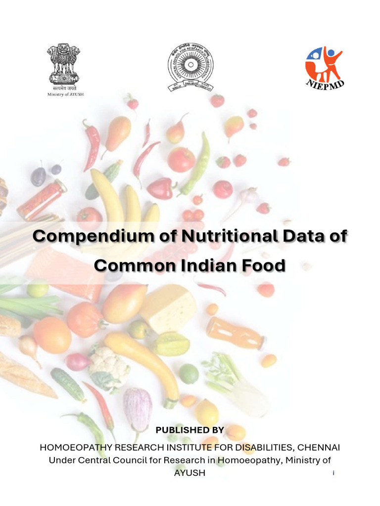 Nutritional Data of Common Indian Foods | PDF | Food Energy | Nutrients