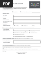 STADIO Programme Application Form | PDF | Breach Of Contract | Fee