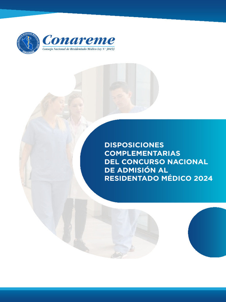 DISPOSICIONES COMPLEMENTARIAS 2024 - Con Formato - MODIF 27 MARZO | PDF | Medicina | Servicio Civil