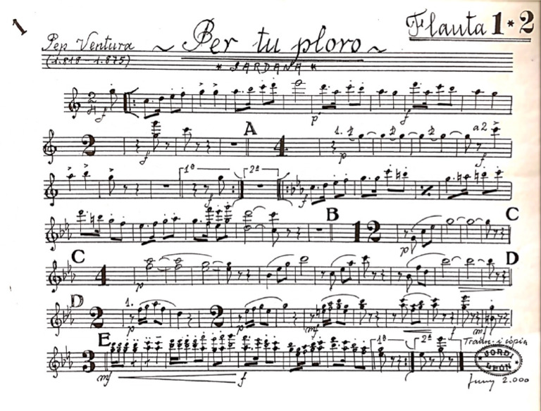 Per Tu Ploro Flauta | PDF