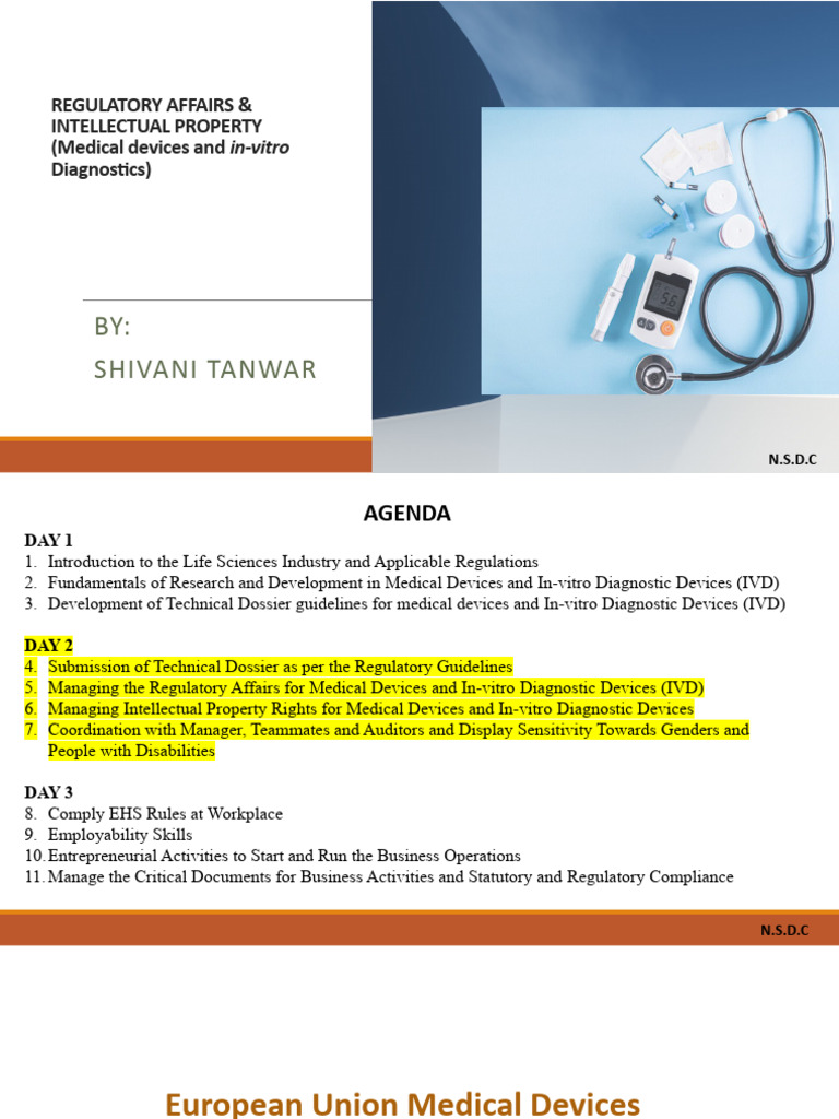 ToT Presentation - Day 2 | PDF | Medical Device | Patent