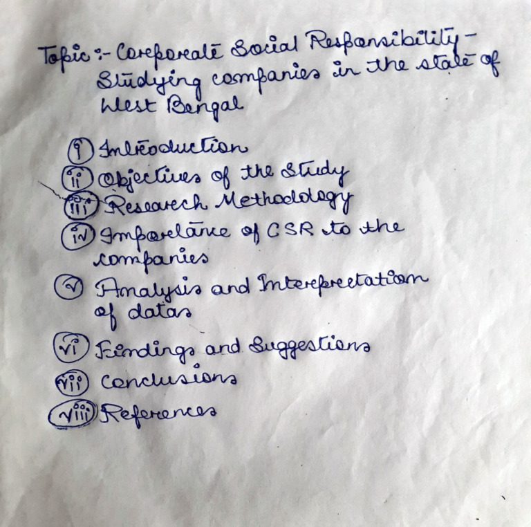 CSR Draft | PDF | Business