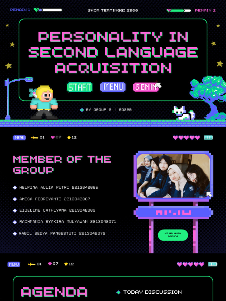 Group 2 Personality in SLA | PDF | Second Language Acquisition ...