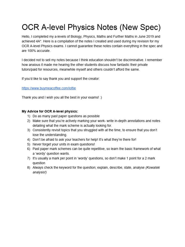 OCR ALevel Physics | PDF | Neutron | Atomic Nucleus