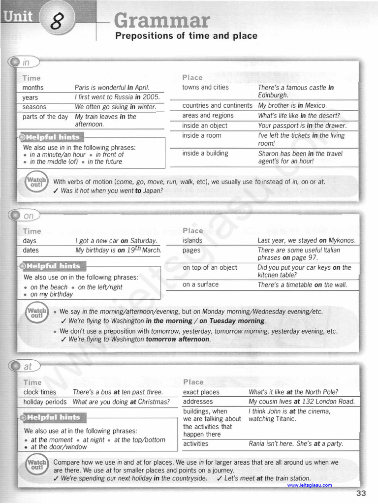 Destination B1 Pre Intermediate Student Book + Key-31-33 | PDF | Syntax | Linguistics