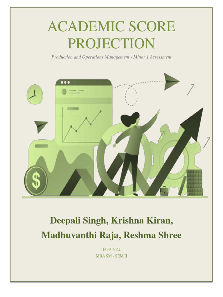 Academic Score Projection | PDF | Prediction | Quantitative Research