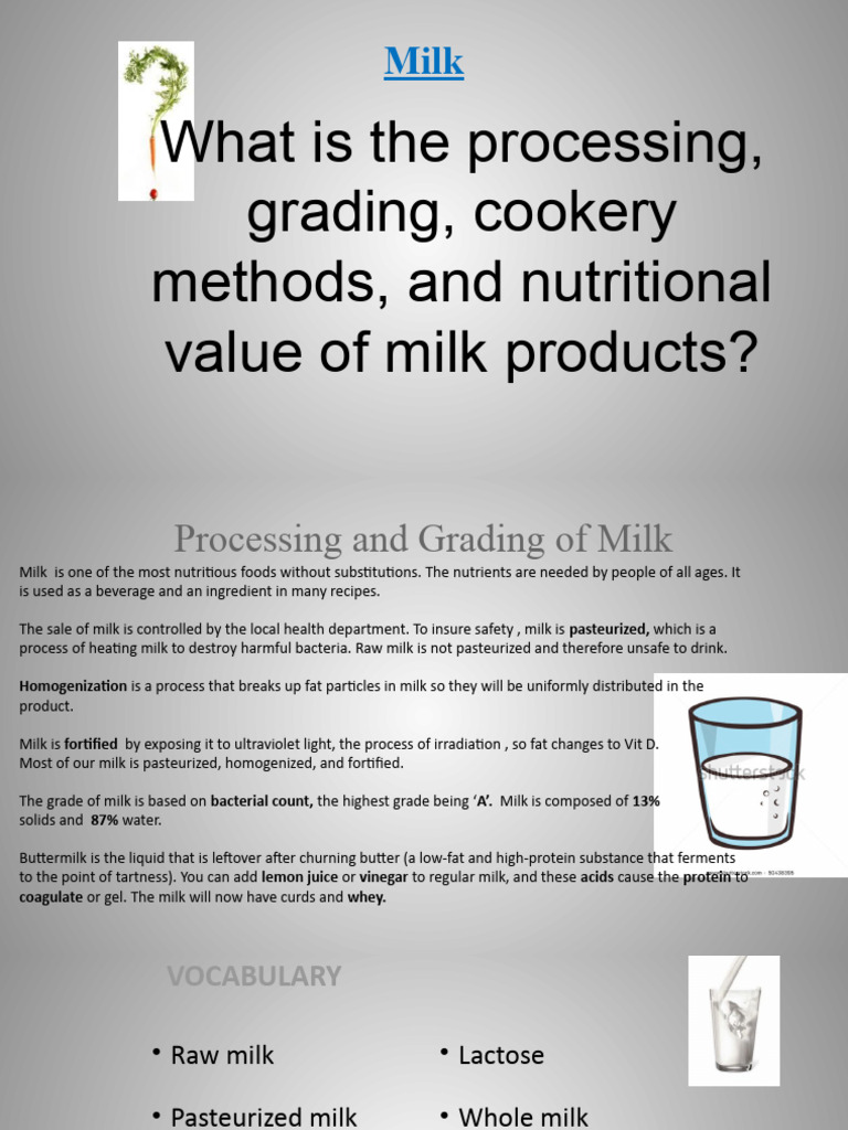 BF Milk | PDF | Milk | Buttermilk