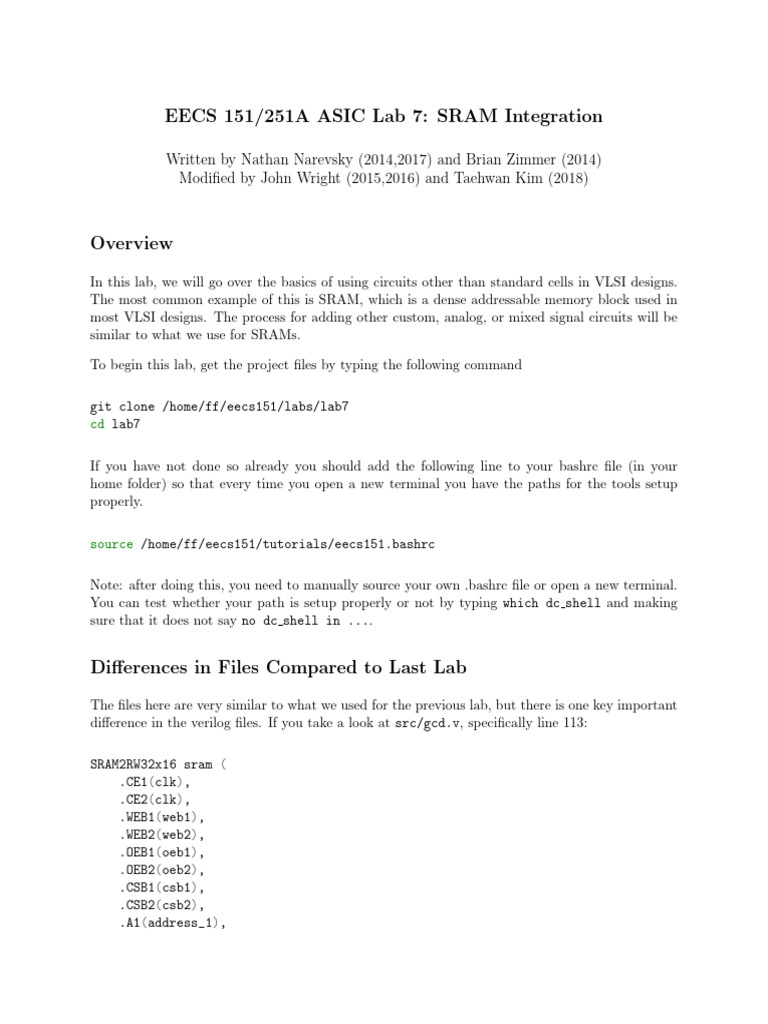 Lab7_ASIC | PDF | Library (Computing) | Computer File