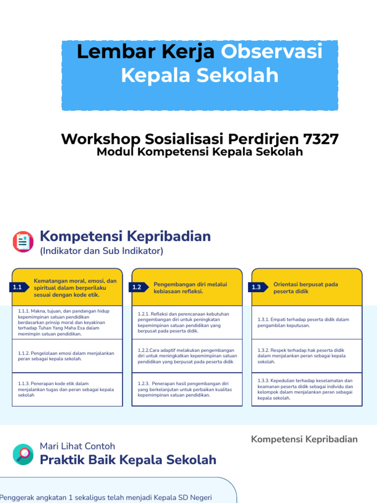 LK Observasi Kepsek Ni Kadek Devi Ryantari Dewi, S.PD, Kelas I | PDF