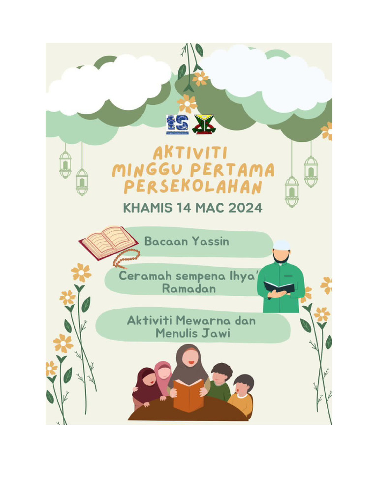 AKTIVITI MINGGU PERTAMA PERSEKOLAHAN KHAMIS 14.3.2024 | PDF