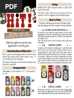 Shut The Box Game Rules | PDF | Sports & Recreation | Games & Activities