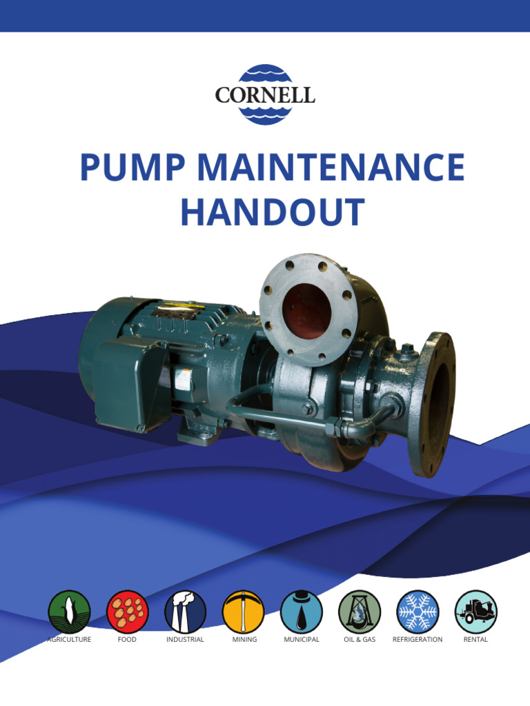 Pump Maintenance Handout | Download Free PDF | Bearing (Mechanical) | Pump