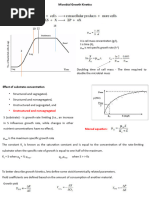 Lecture 3 - Monod Kinetics | PDF | Chemistry | Physical Sciences