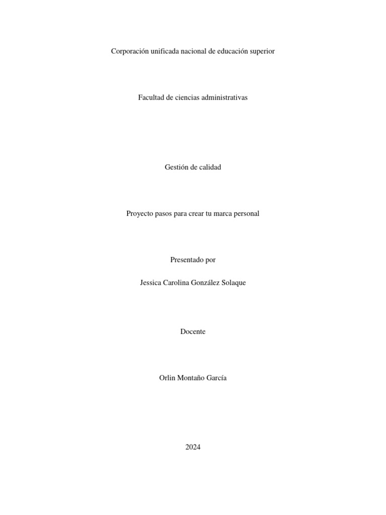 Gestion Final | PDF | Calidad (comercial) | Sistema de manejo de calidad