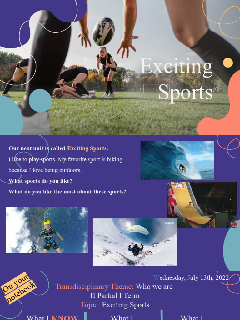 Exciting Sports Introduction | PDF
