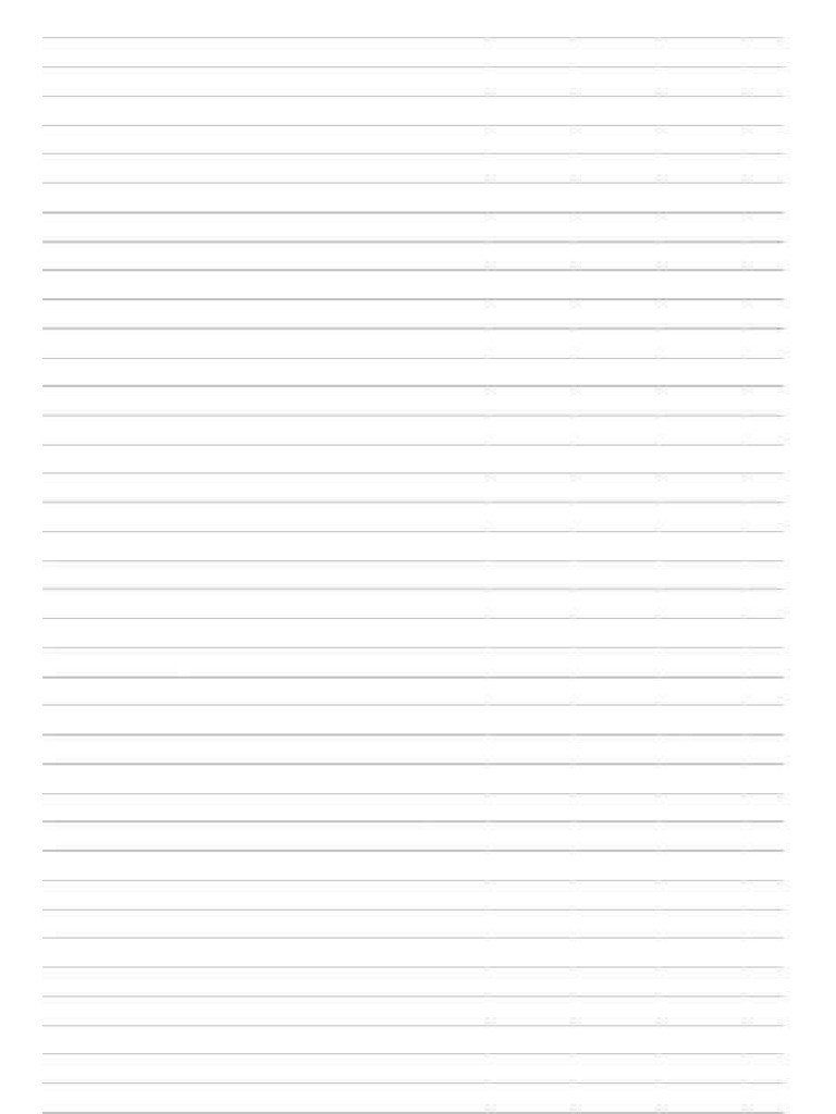 Plantilla Hoja Rayada | PDF