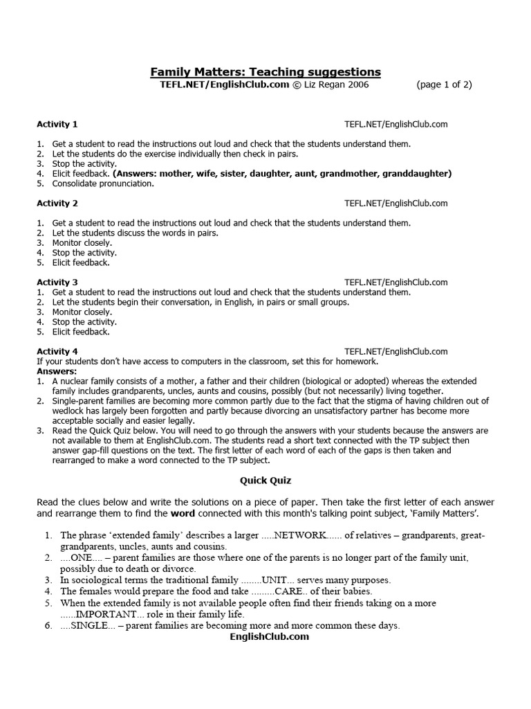 TP FamilyMatters TS | PDF | Family | Living Arrangements