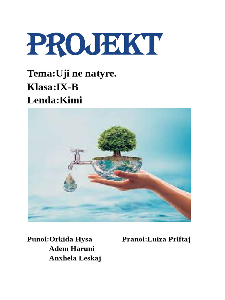 Projekt: Ema:uji Ne Natyre. Klasa:IX-B Lenda:Kimi | PDF
