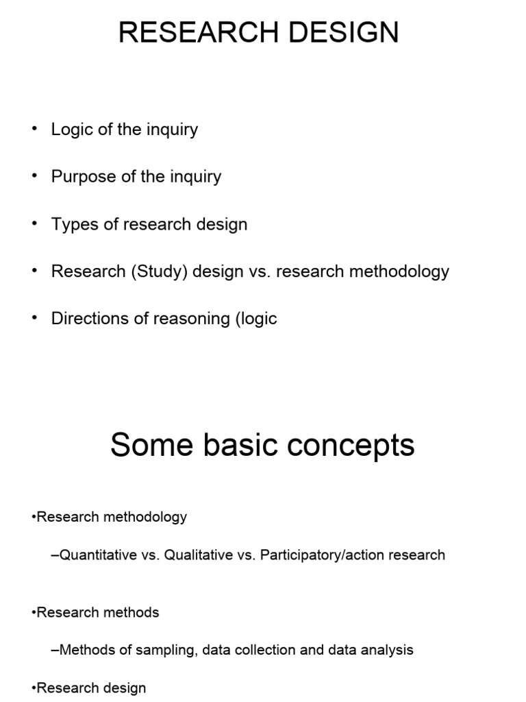 Research Design 1 | PDF | Methodology | Qualitative Research