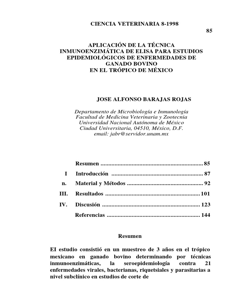 H. Somnus | PDF | Elisa | Vacas