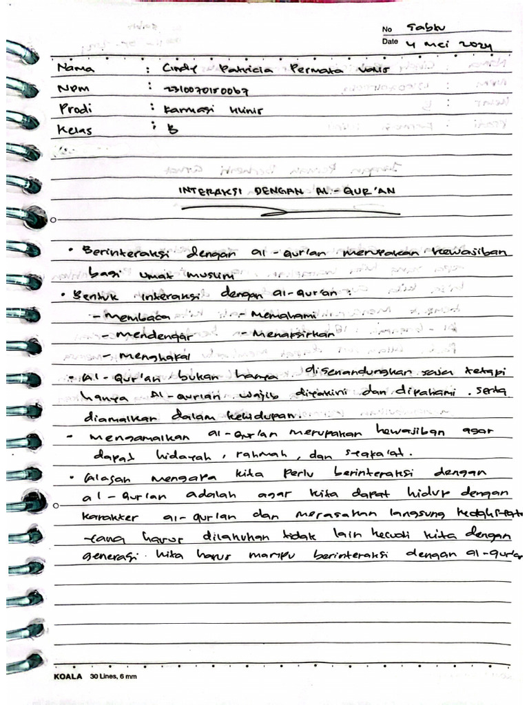 Farmasi Klinis - 2310070150067 - Cindy Patricia Permata Valis 3 | PDF