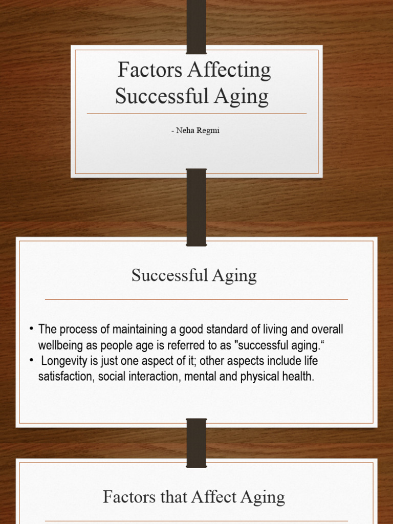 Factors Affecting Successful Aging | PDF | Career & Growth