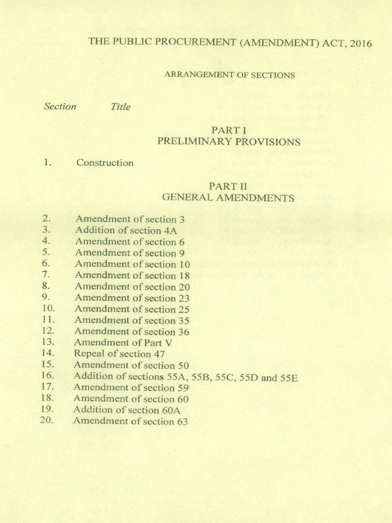 PPA Ammendment Act 2016 | PDF