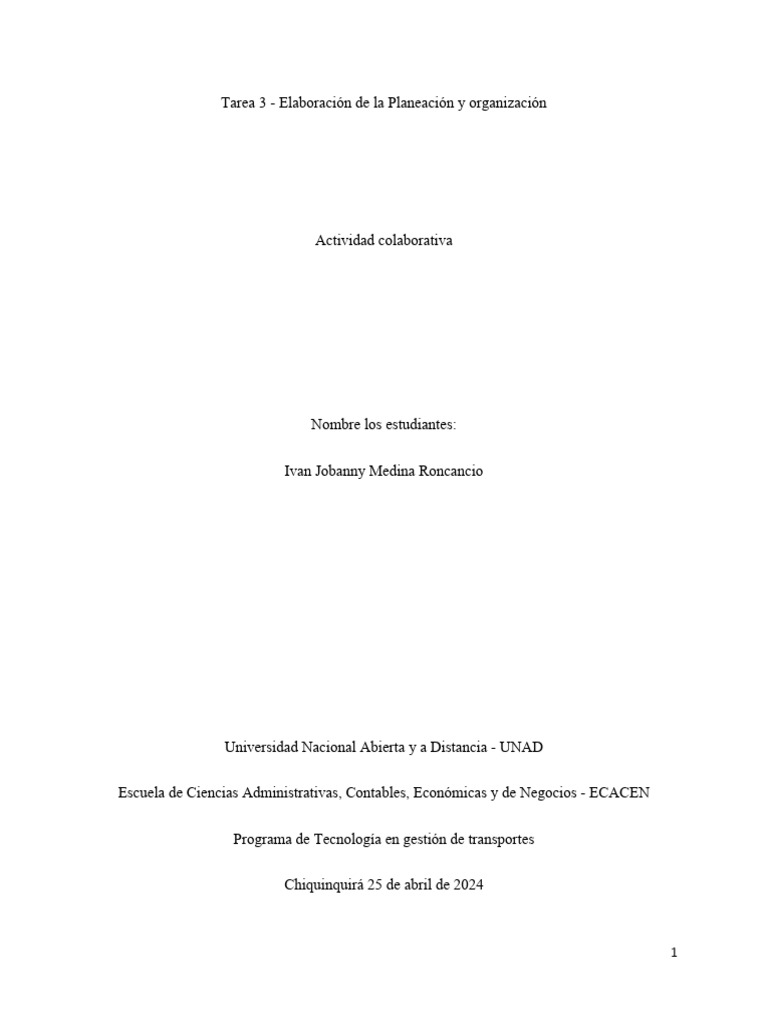 Plantilla Tarea 3 | PDF | Agricultura | Business Plantilla Tarea 3 | PDF | Agricultura | Business