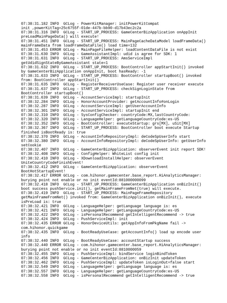 Errores en GameCenter y Configuración de Idioma | PDF | Estándares de internet | Telecomunicaciones